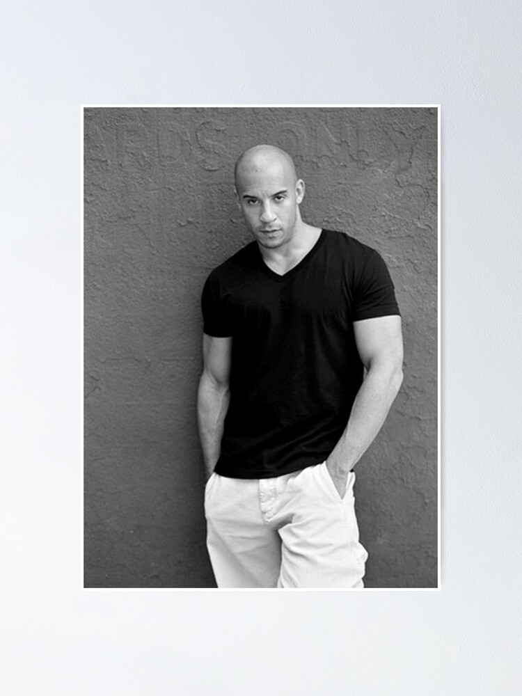 "vin diesel young" Poster for Sale by redsuu | Redbubble