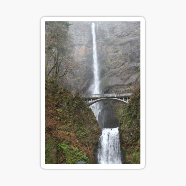 "Multnomah Falls" Sticker for Sale by YUTA- | Redbubble