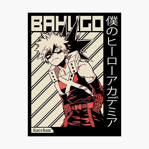 "Bakugo Katsuki - My Hero Academia" Photographic Print by weebasu ...