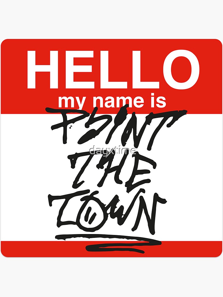 "LOONA Paint The Town Hello Graffiti Tag Sticker" Sticker for Sale by ...