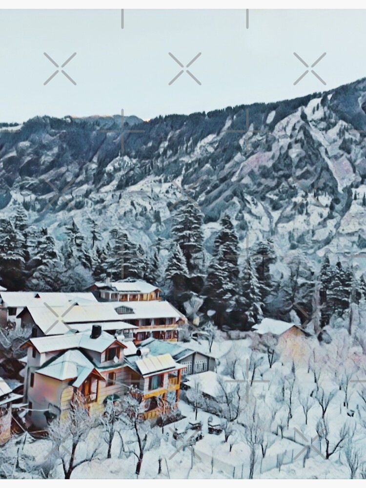 "Manali View" Sticker for Sale by Moonlight-Stop | Redbubble