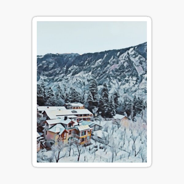 "Manali View" Sticker for Sale by Moonlight-Stop | Redbubble