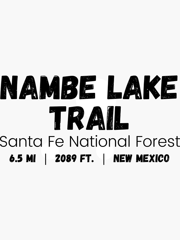 "Nambe Lake Trail- Santa Fe National Forest, New Mexico Hiking/Trail ...