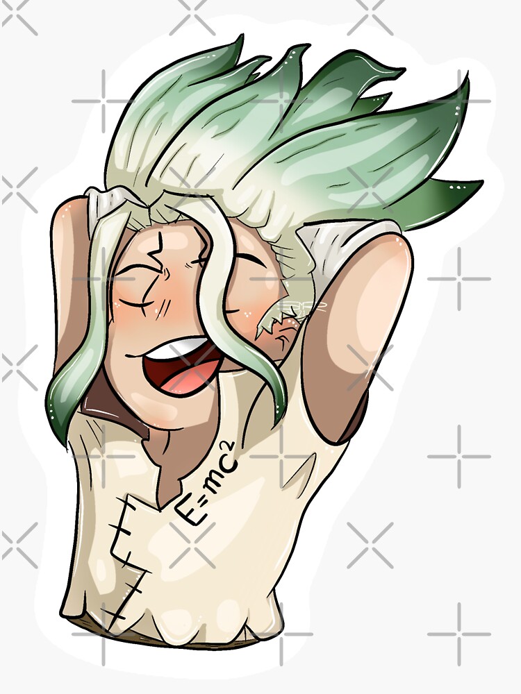 "Dr.stone-senku" Sticker for Sale by SummersSpace | Redbubble
