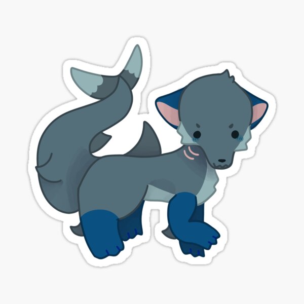 "Shark Fox" Sticker for Sale by 123fishey | Redbubble