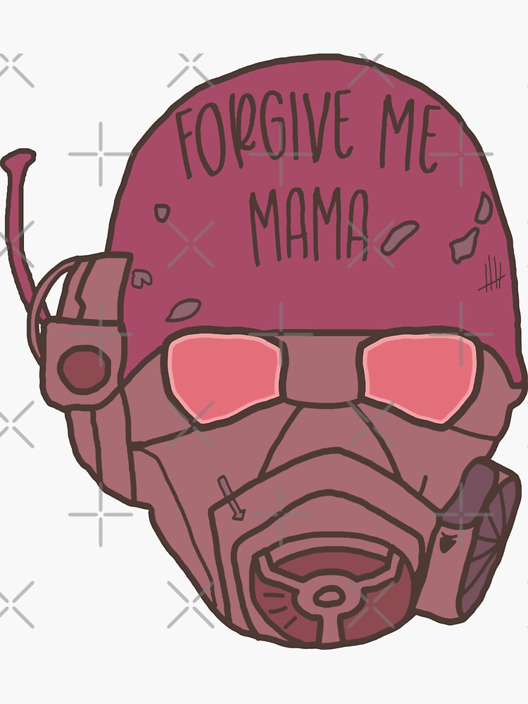 "NCR Forgive Me Mama (ON HEAD)" Sticker for Sale by Ratch2929 | Redbubble