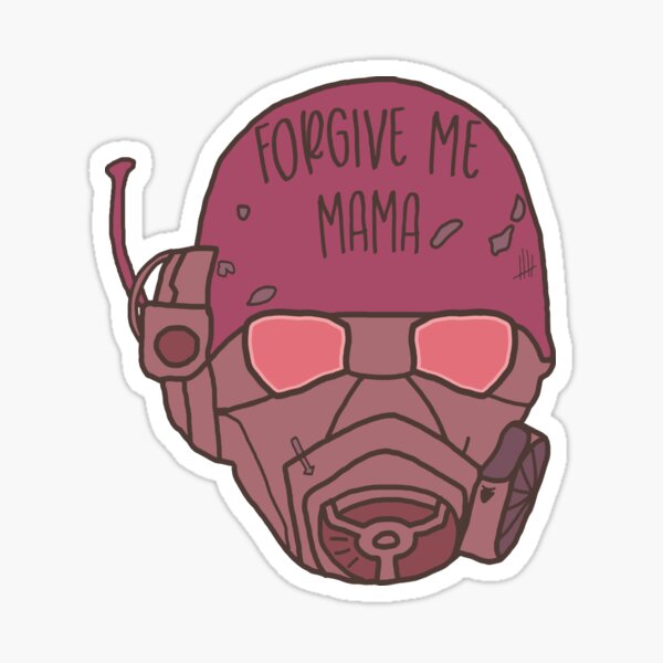 "NCR Forgive Me Mama (ON HEAD)" Sticker for Sale by Ratch2929 | Redbubble