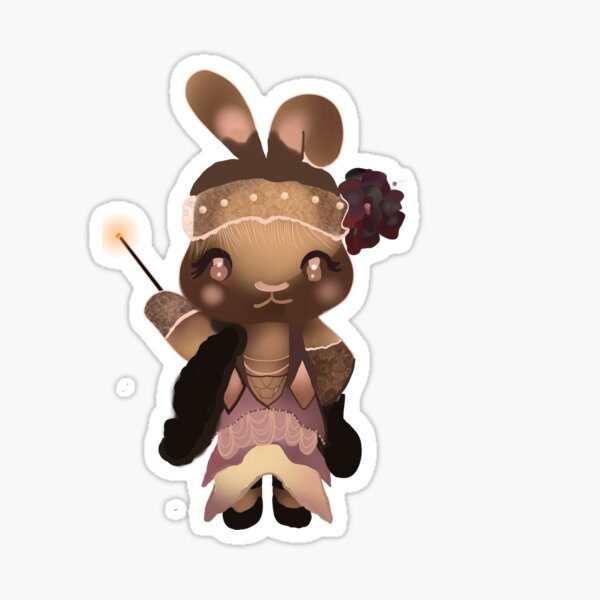 "Flapper Bun" Sticker by StrawberieTea31 | Redbubble