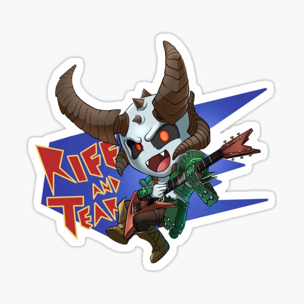 "Riff and Tear Marauder style" Sticker for Sale by MurderFactory ...
