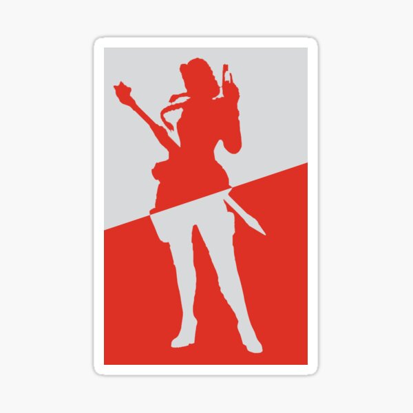 "Loba Two Tone" Sticker for Sale by YUTA- | Redbubble