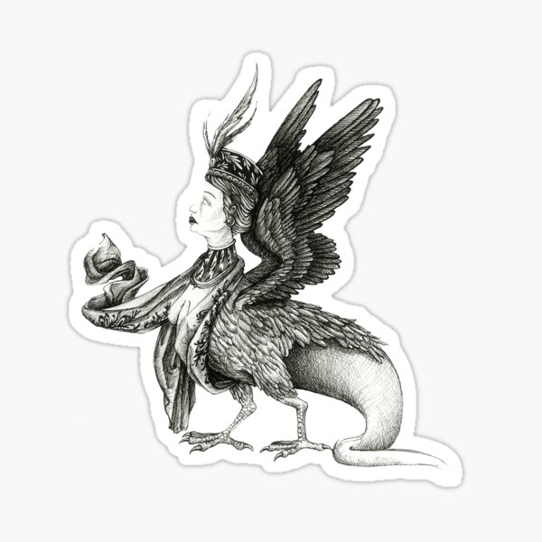 " Chimera" Sticker by AnnaelleCh | Redbubble