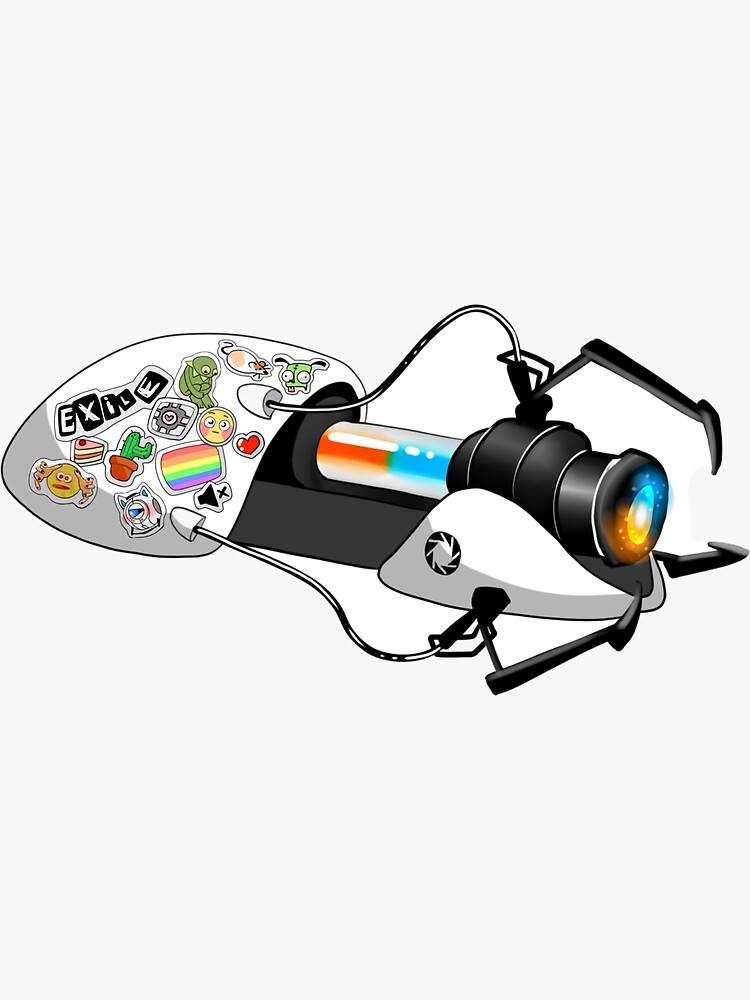 "Portal Gun Rainbow Pride/Sticker Edition!" Sticker for Sale by flair ...