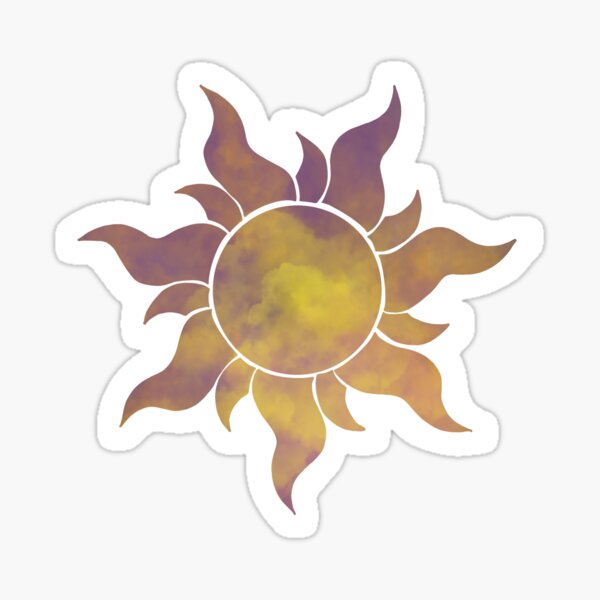 "Tangled sun drop flower" Sticker for Sale by Fan-Stickers | Redbubble