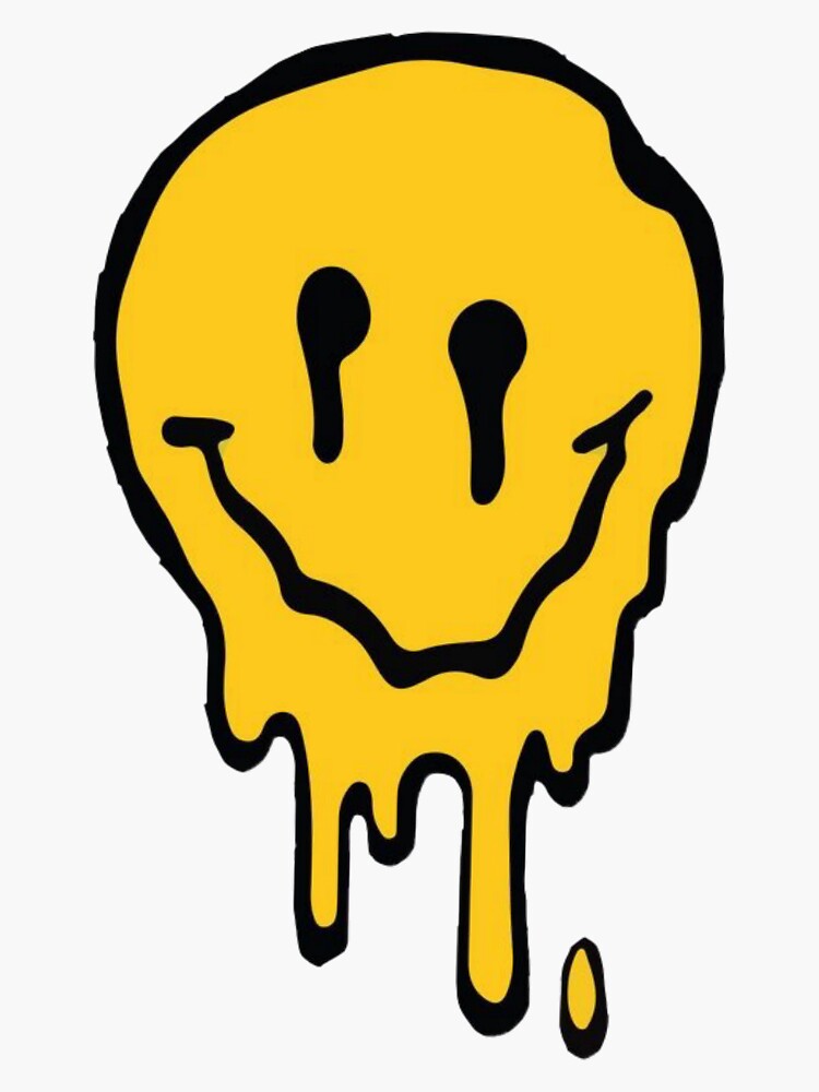 "Slimy smile" Sticker for Sale by FaceLetters | Redbubble