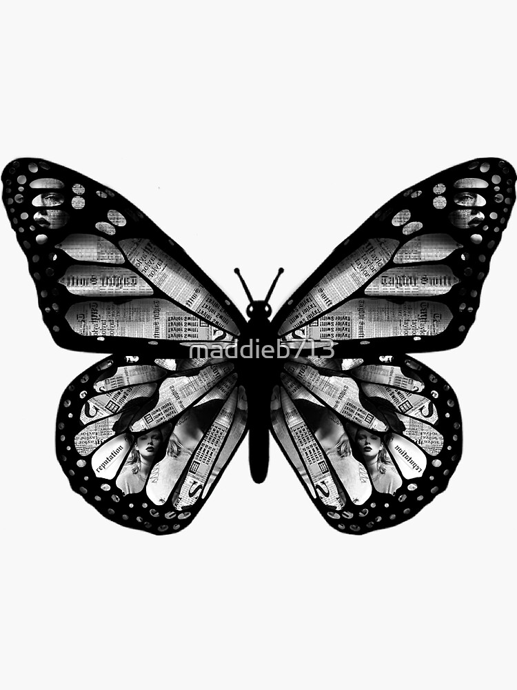"Taylor Swift's Reputation Butterfly" Sticker for Sale by maddieb713 ...