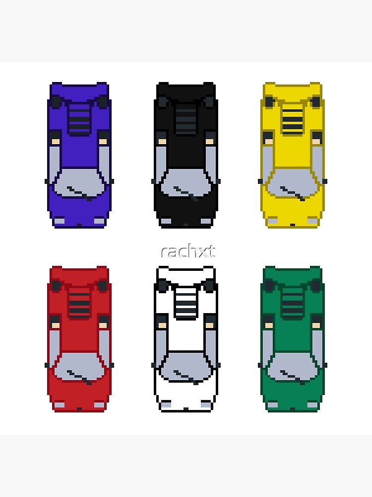 "8-Bit Pixel Art Cars 6 Pack Countach" Poster for Sale by rachxt ...