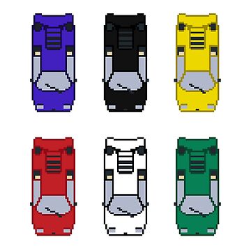 "8-Bit Pixel Art Cars 6 Pack Countach" Poster for Sale by rachxt ...