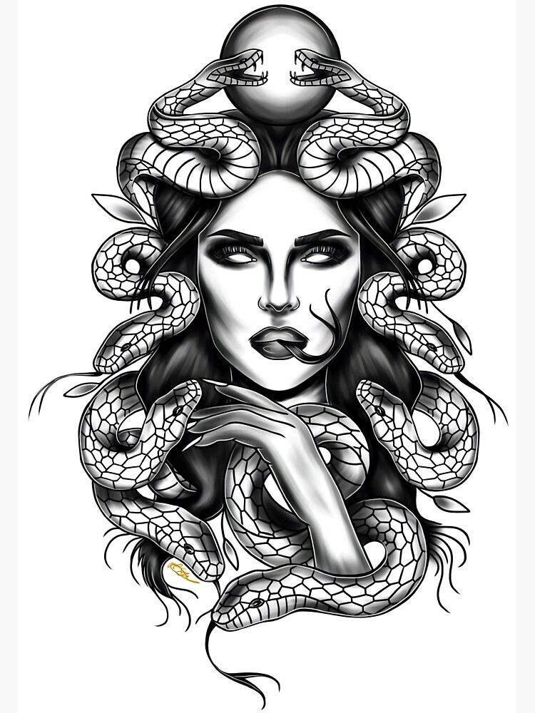 "Queen of Snake" Sticker for Sale by laryswebw | Redbubble