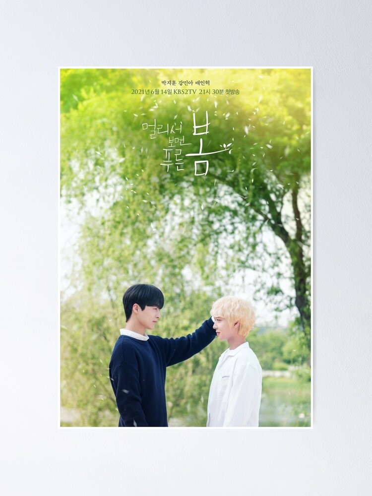 "At a Distance Spring is Green Kdrama Poster" Poster for Sale by ...