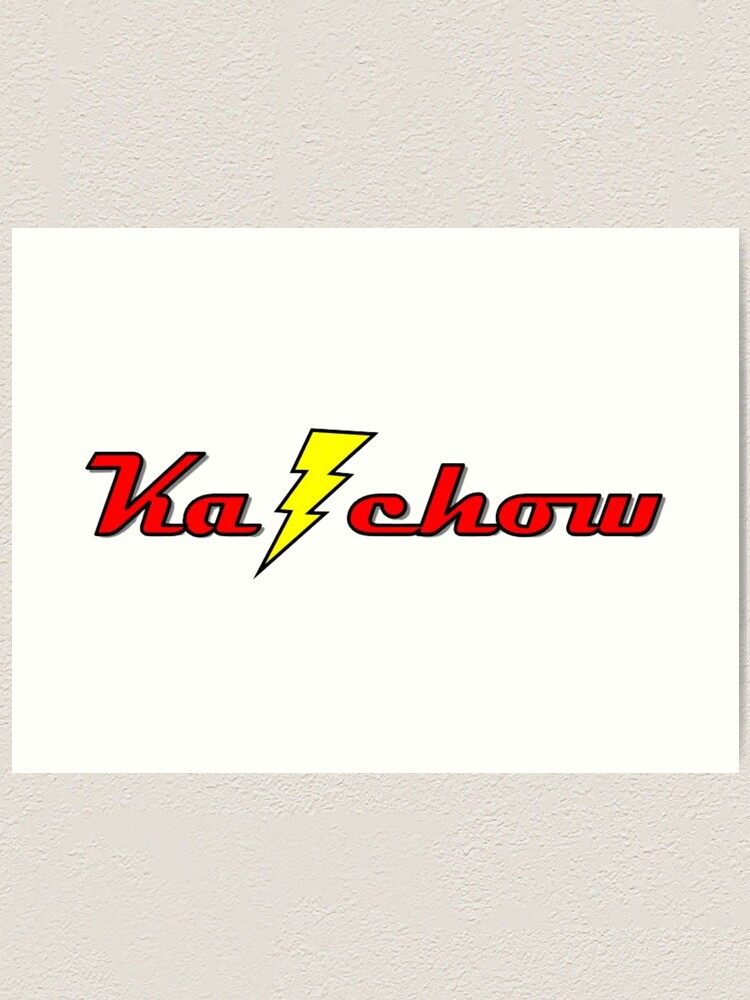 "lightning mcqueen KACHOW!" Art Print for Sale by sophiavinegar | Redbubble