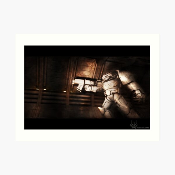 "Space Hulk" Art Print by Petemachine | Redbubble