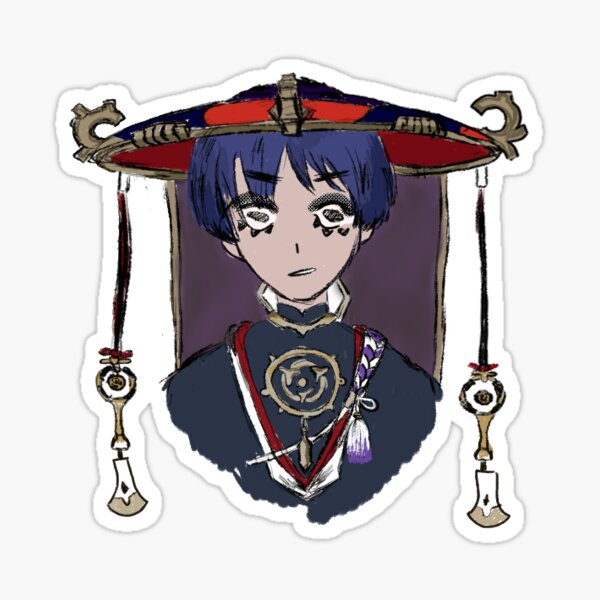 "Genshin Impact Scaramouche Sticker" Sticker for Sale by st4r7ish ...