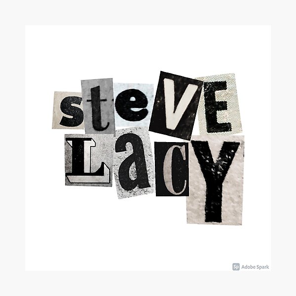 "steve lacy letter cut out" Photographic Print for Sale by archangel444 ...