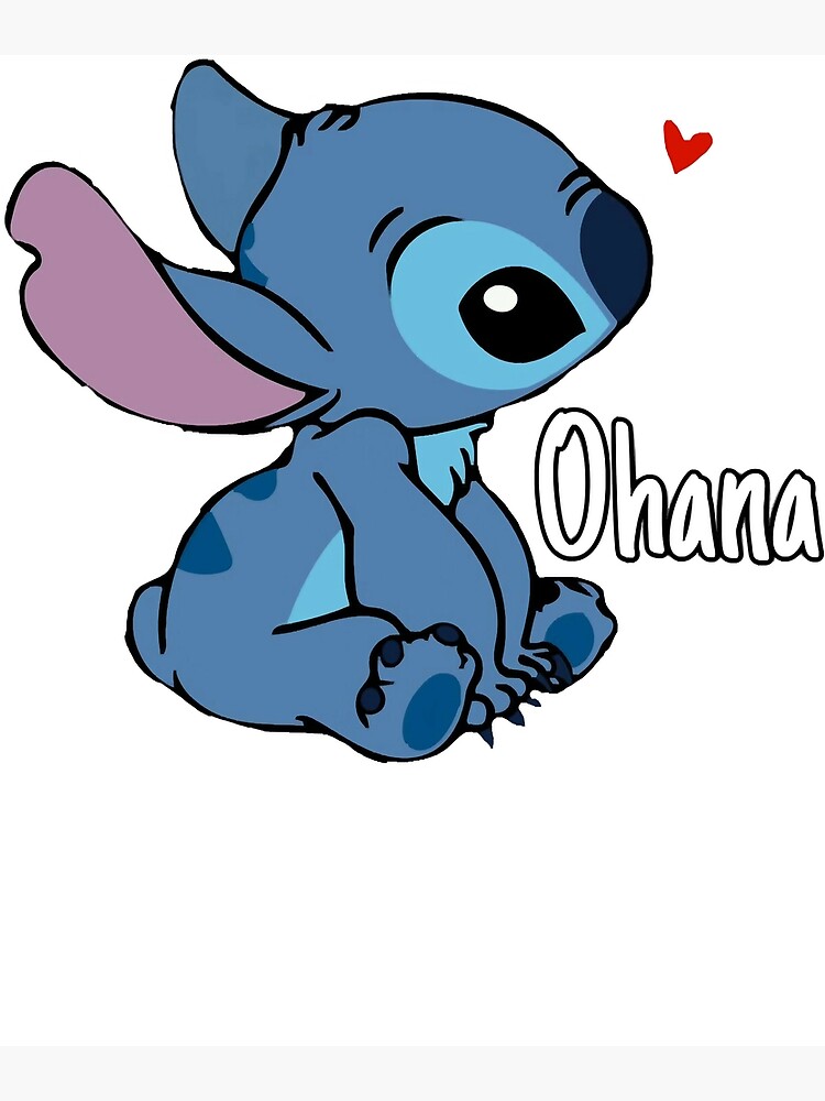 "Stich ohana Classic" Poster for Sale by matteokristagif | Redbubble