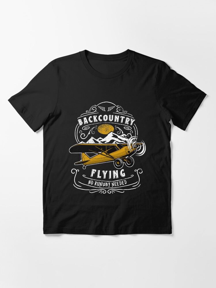 "Vintage STOL Bush Plane Backcountry Flying" Essential T-Shirt for Sale ...