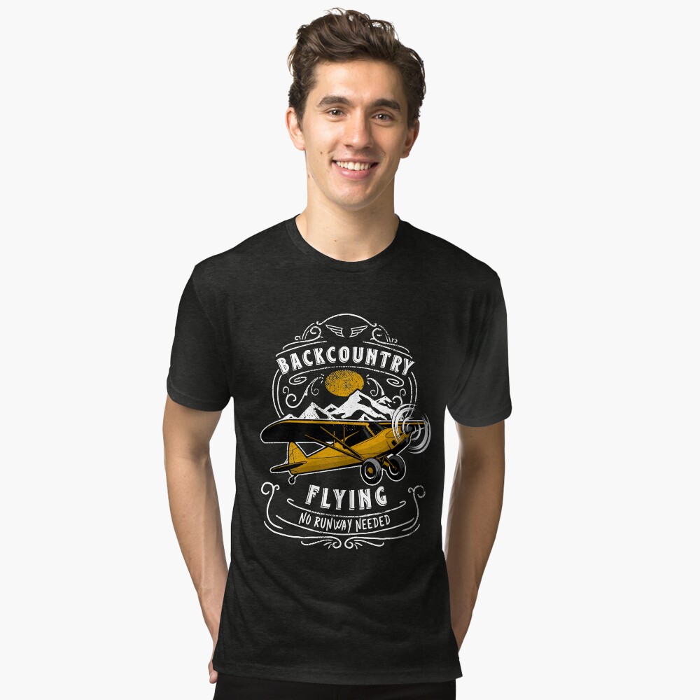 "Vintage STOL Bush Plane Backcountry Flying" Essential T-Shirt for Sale ...