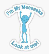 Mr Meeseeks: Stickers | Redbubble