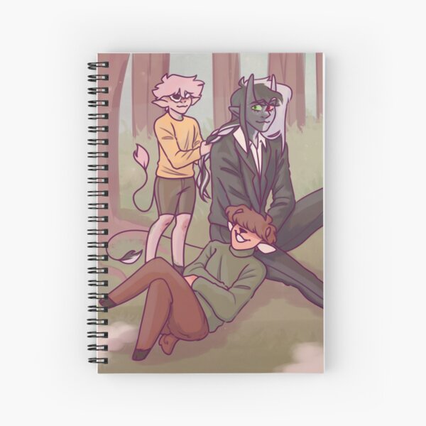 "Ranboo, Tubbo and Michael the beloveds" Spiral Notebook for Sale by ...