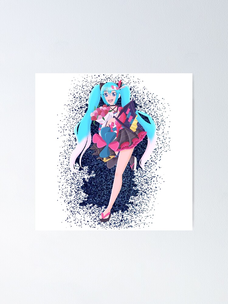 "Miku " Poster by AldoRojas | Redbubble