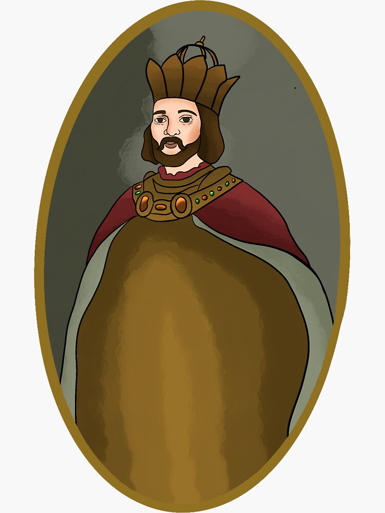 "Otto IV Holy Roman Emperor Medieval Art " Sticker for Sale by FaiZahra ...