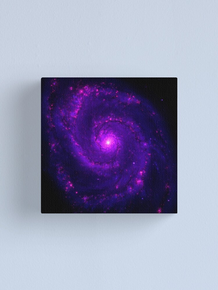 "Whirlpool Galaxy -- Subtle Bisexual Pride Flag Recolor" Canvas Print ...
