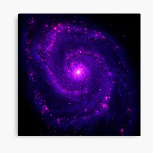 "Whirlpool Galaxy -- Subtle Bisexual Pride Flag Recolor" Canvas Print ...