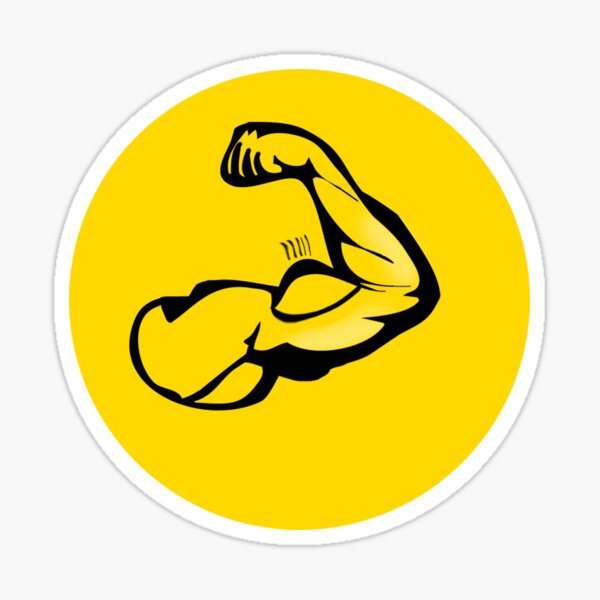 "biceps muscle arm" Sticker for Sale by Mustafa011 | Redbubble
