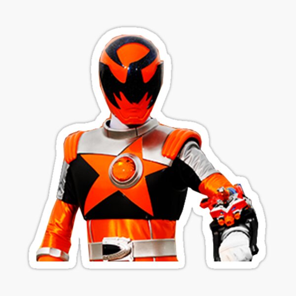 "Uchu Sentai Kyuranger: Sasori Orange" Sticker by haythere12 | Redbubble