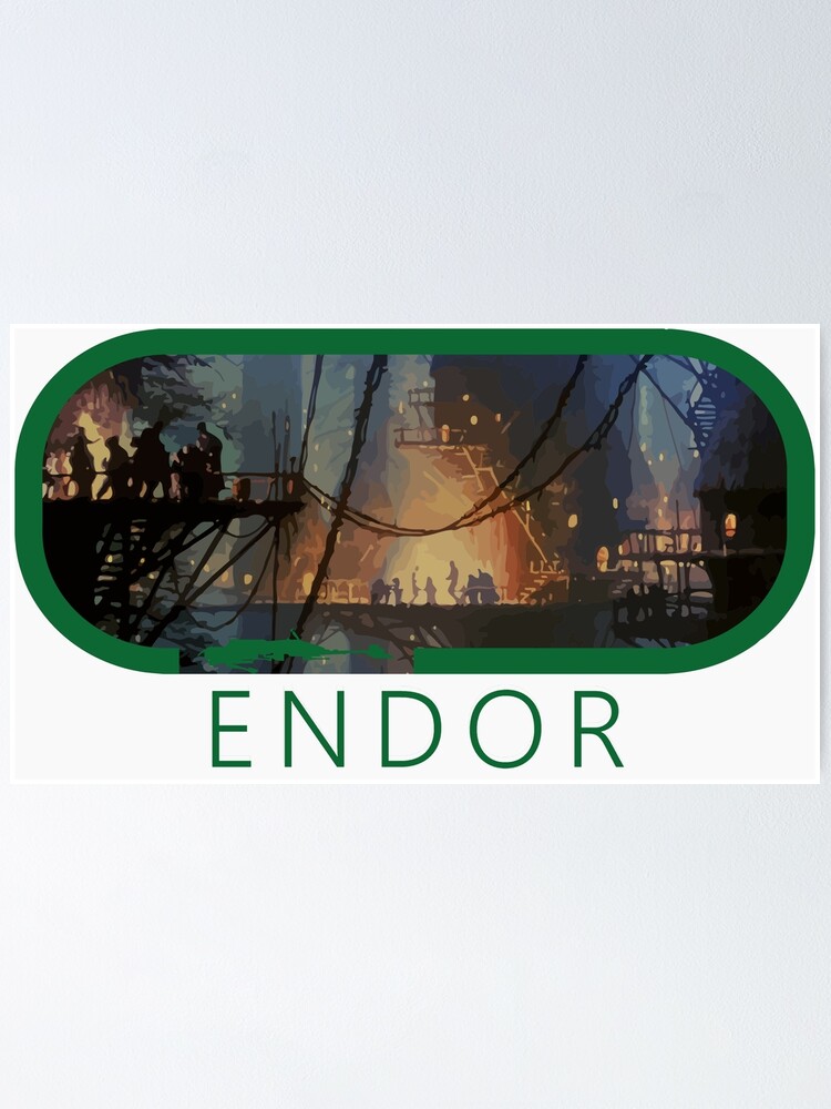 "Endor - Landscape" Poster for Sale by Vince19Drums | Redbubble