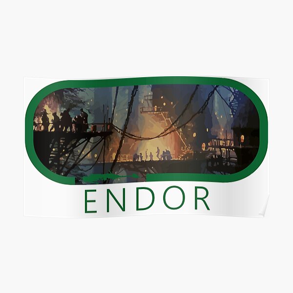 "Endor - Landscape" Poster for Sale by Vince19Drums | Redbubble