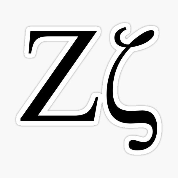 "Greek Letter Zeta" Sticker for Sale by DaveInSpace | Redbubble
