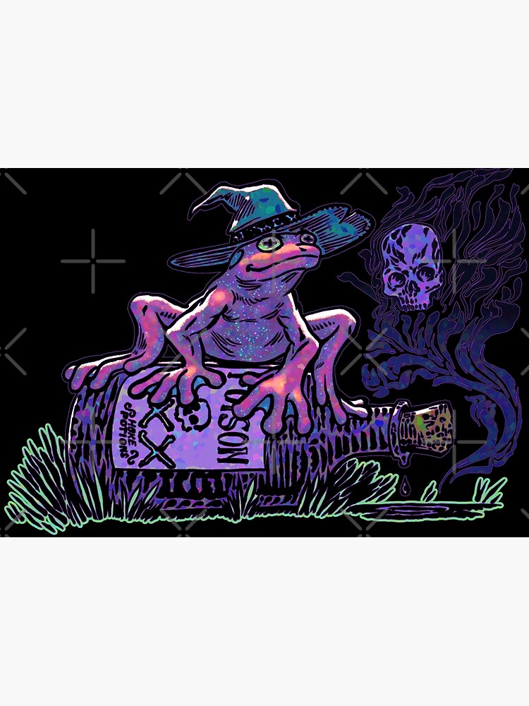 "Poison Frog Wizard Potion" Poster for Sale by RHokeArt | Redbubble
