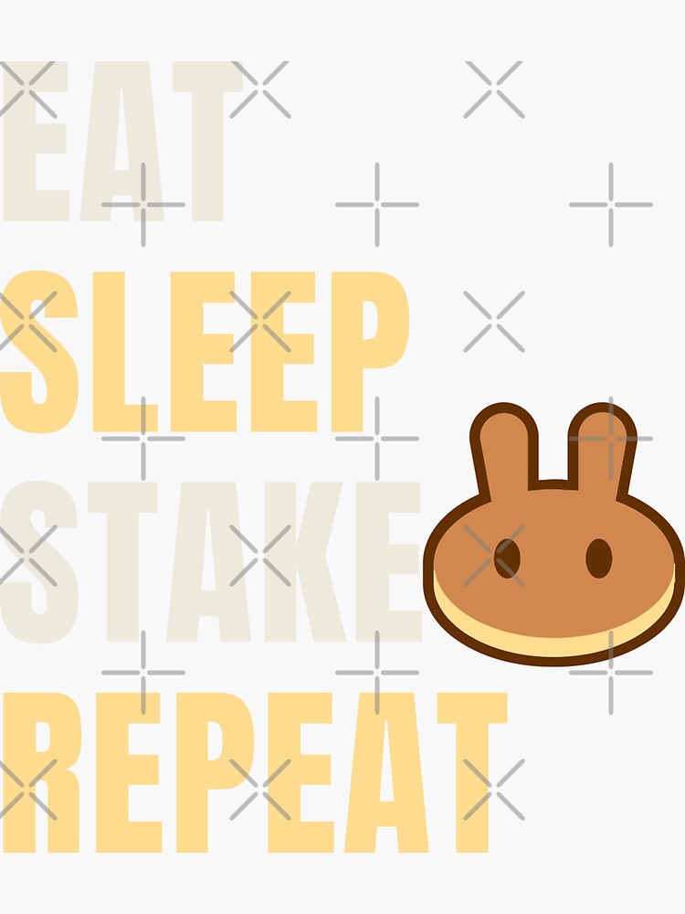 "Pancake Swap Shirt, Stylish PancakeSwap CAKE Logo" Sticker for Sale by ...