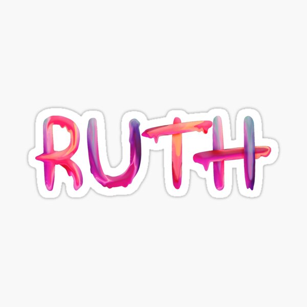 "Ruth" Sticker for Sale by guitarkel | Redbubble