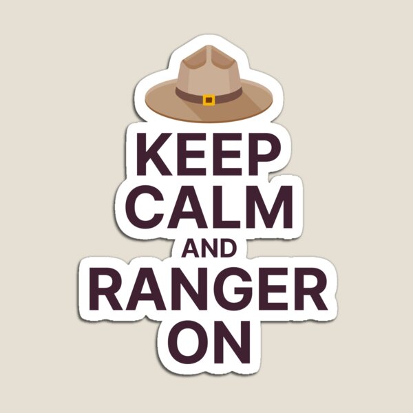 "Park Forest Ranger Warden Funny Saying" Magnet for Sale by ...