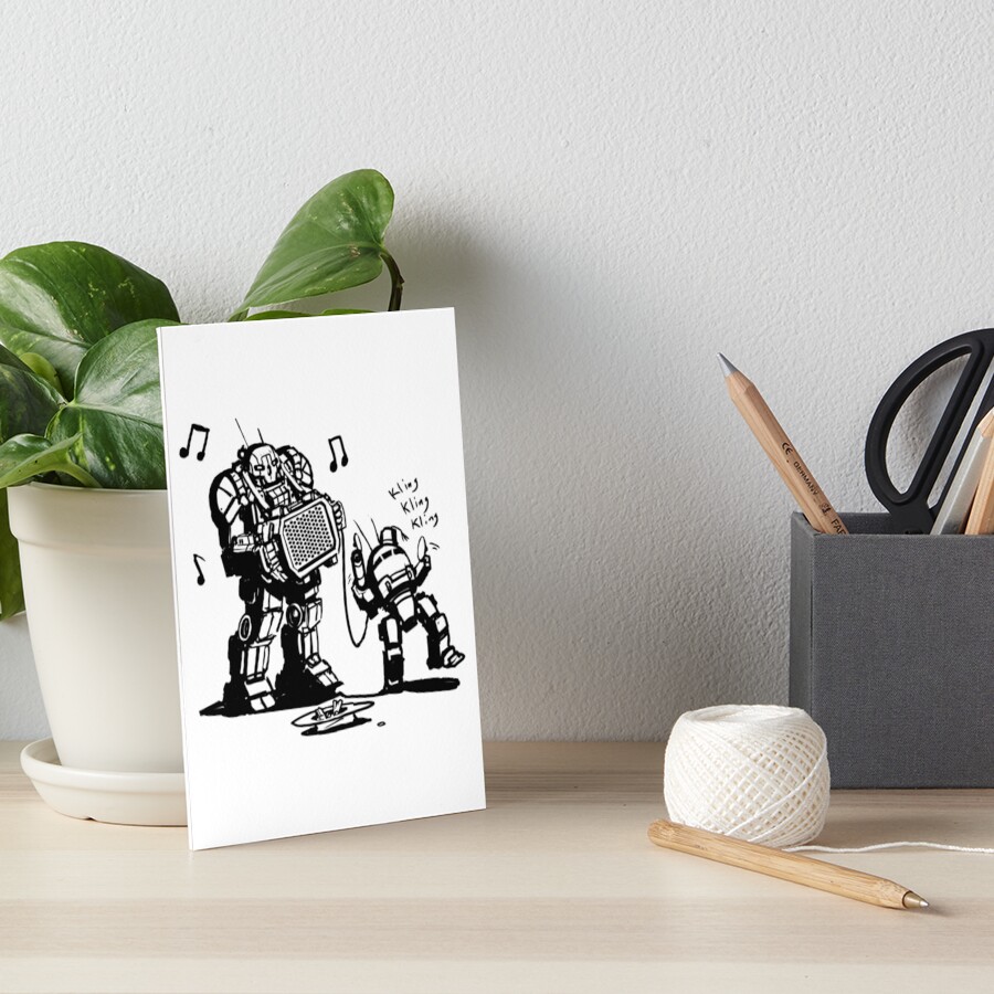 "Battletech - The Dancing Urbanmech" Art Board Print by JoelTillslay ...