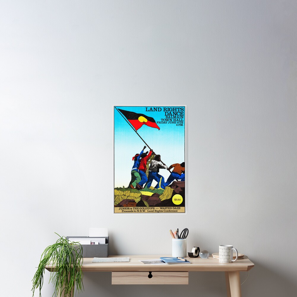 "Aboriginal Land Rights Dance" Poster for Sale by atomtan | Redbubble