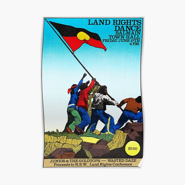"Aboriginal Land Rights Dance" Poster for Sale by atomtan | Redbubble