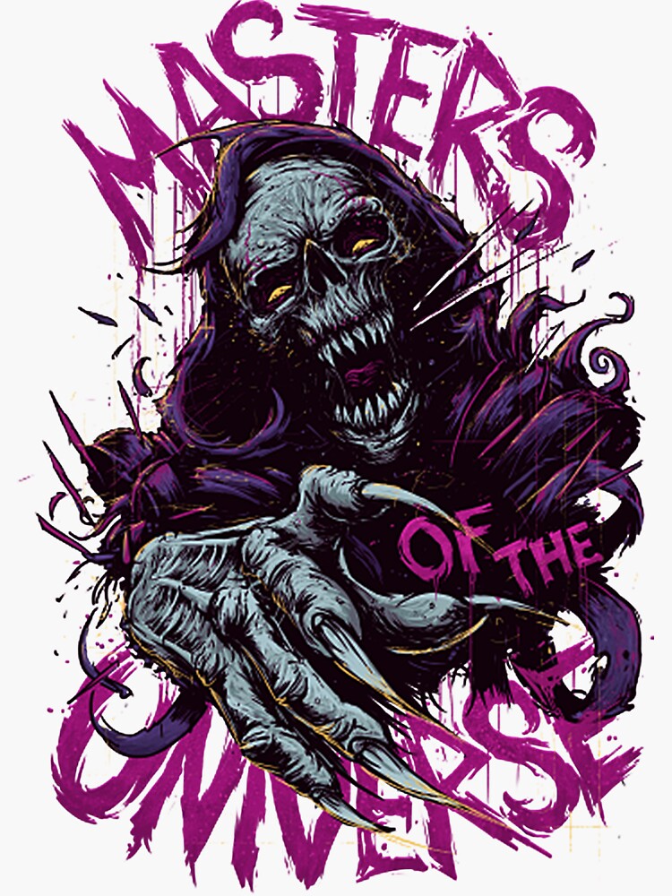 "Skeletor " Sticker for Sale by Koalala211 | Redbubble