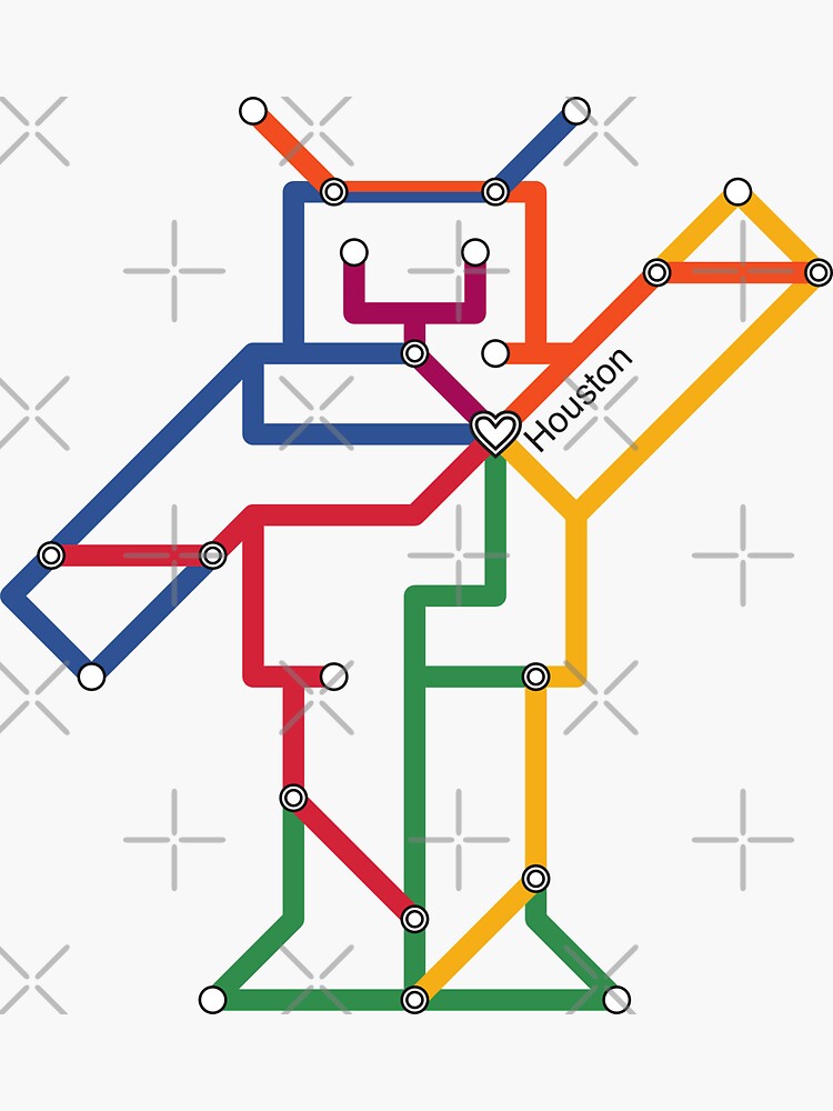 "Robot: Houston" Sticker for Sale by arrtworks | Redbubble